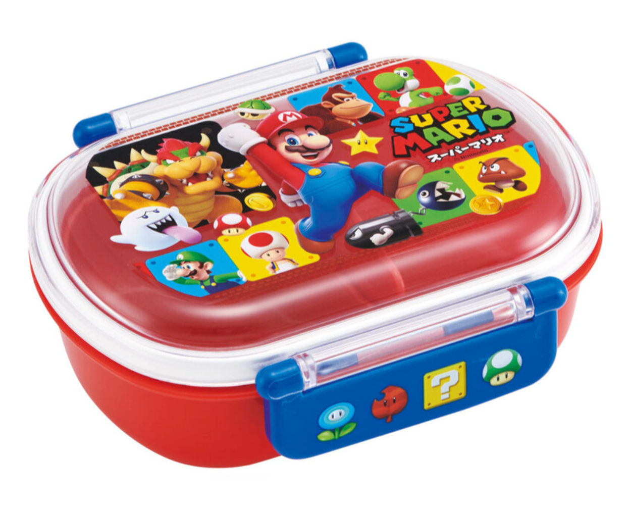 Super Mario Bento | Red and blue, 360mL – Bento&co PRO